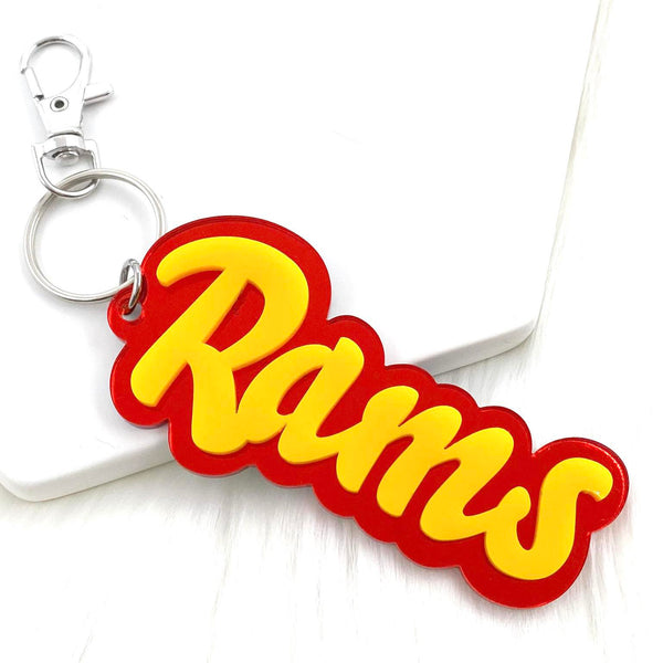 Custom Layered Mascot Acrylics (Comment w/Mascots) -Spirit Keychains ...